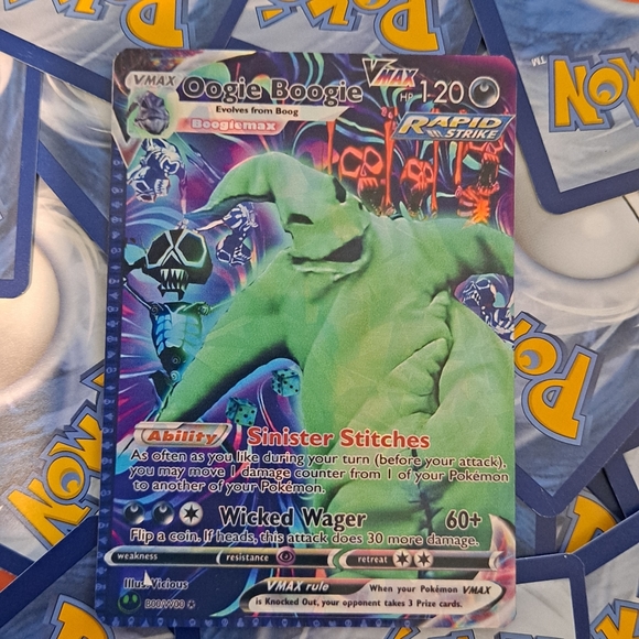 Games | Oogie Boogie Man Pokemon Card | Poshmark